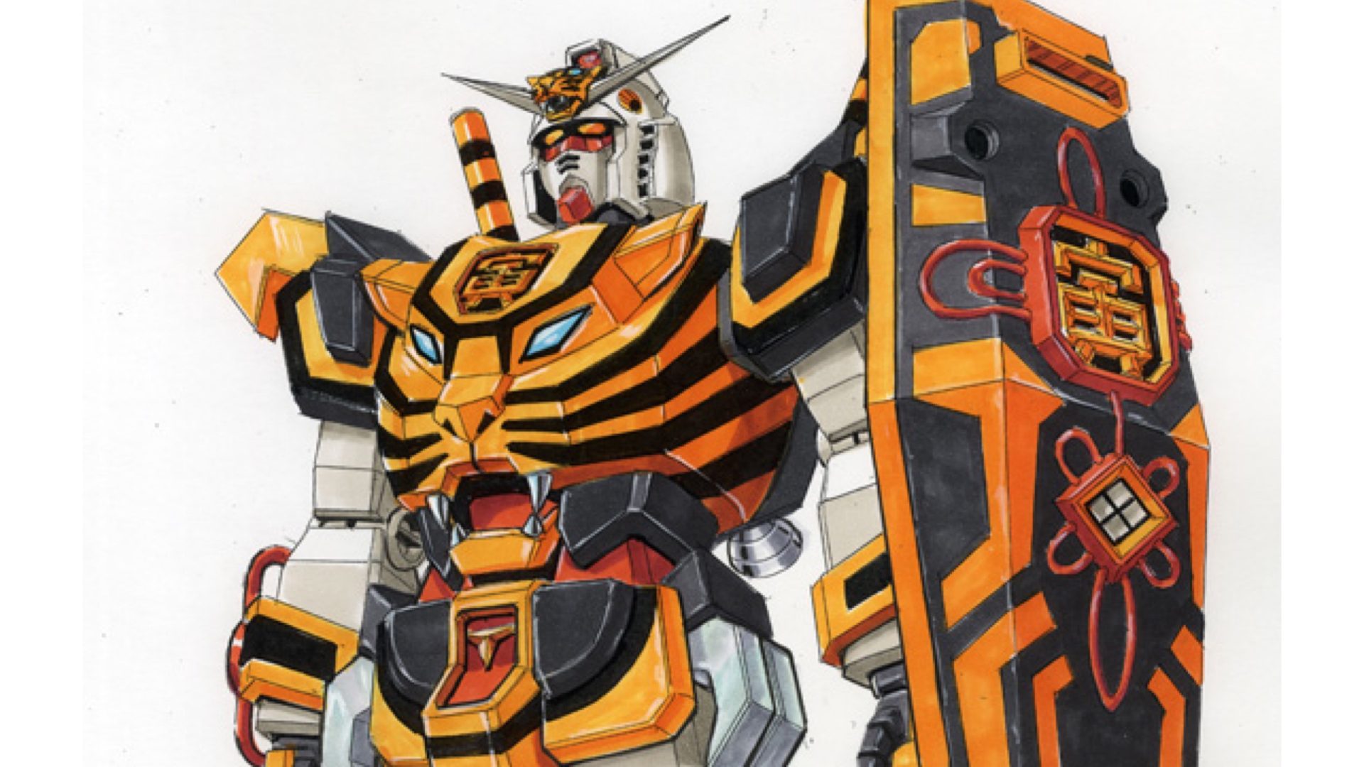 Original Gundam Designer Kunio Okawara Designs “Tora” Gundam for ...