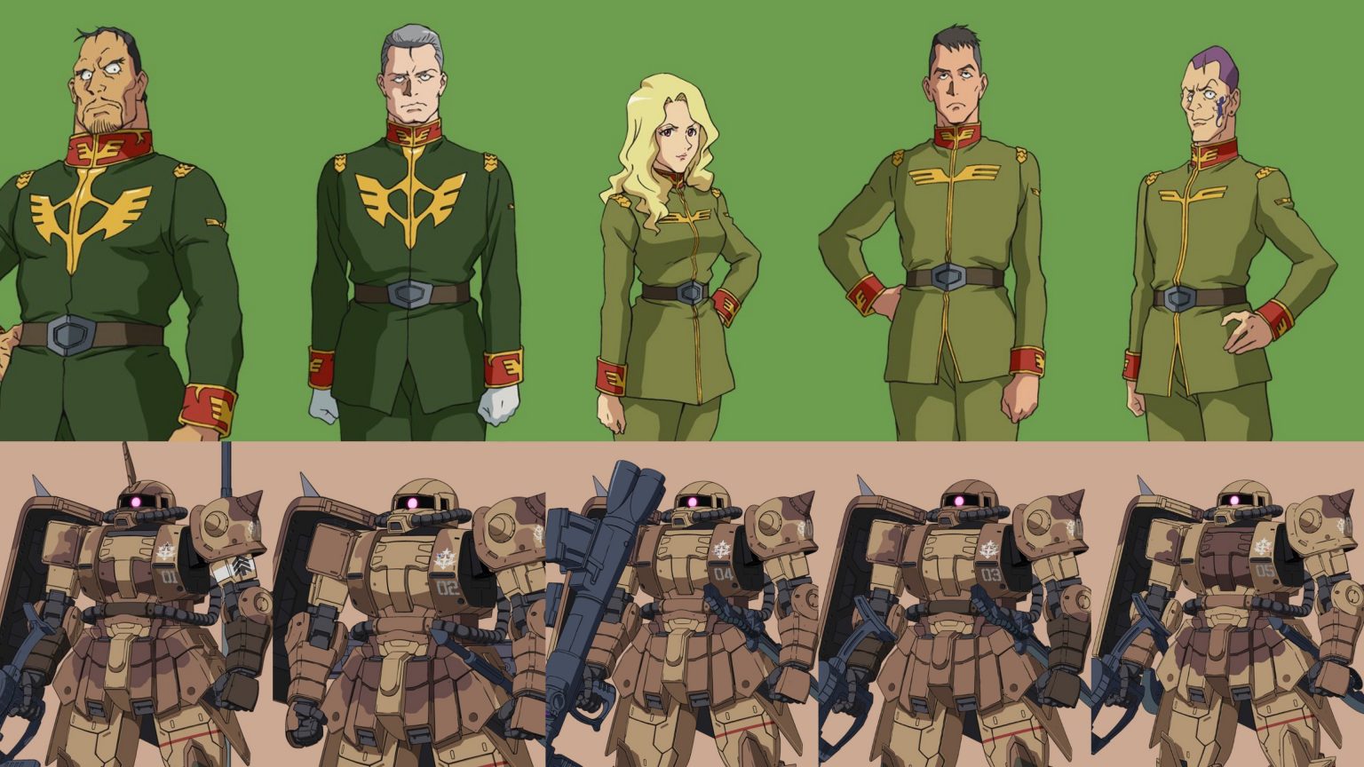 Gundam: Cucuruz Doan’s Island Zeon ‘Southern Cross’ Team Revealed ...