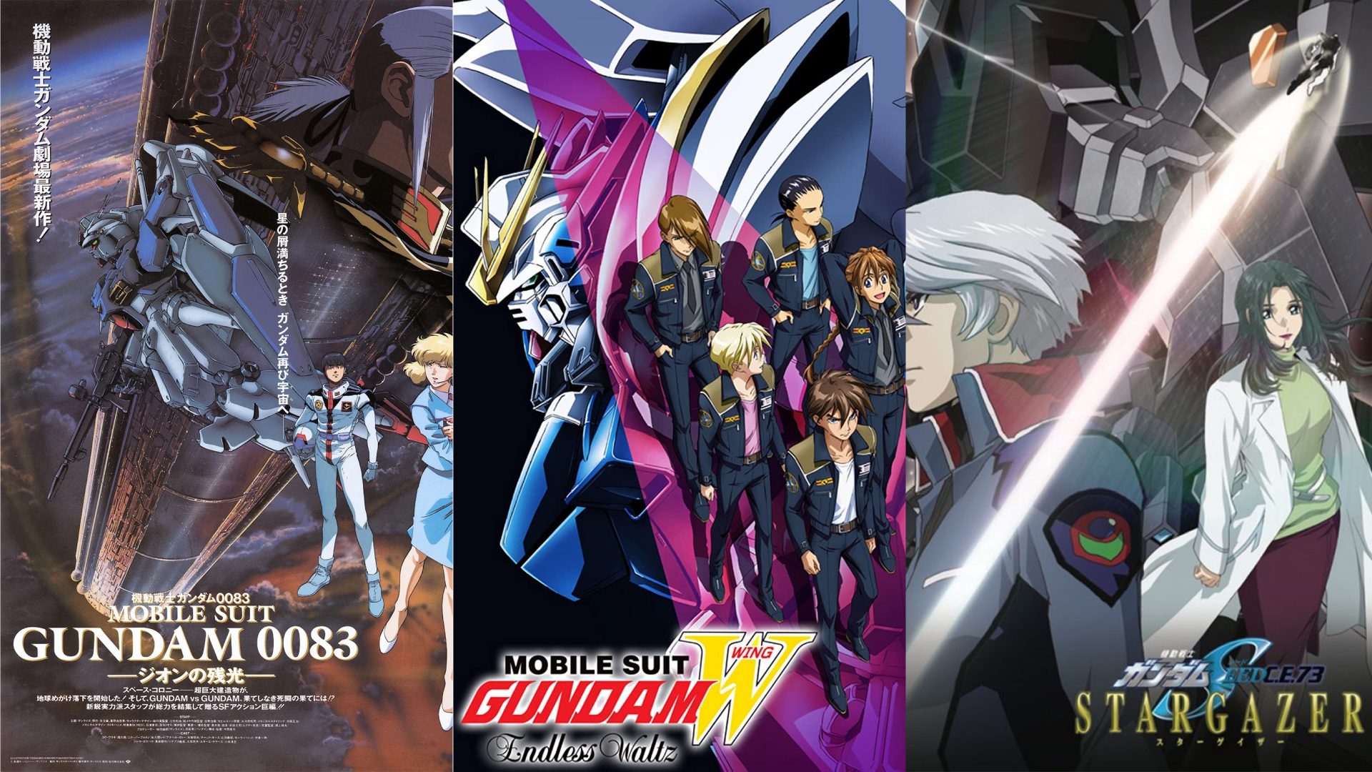 Gundam Info Streams Gundam 0083, Endless Waltz, and Stargazer for ...
