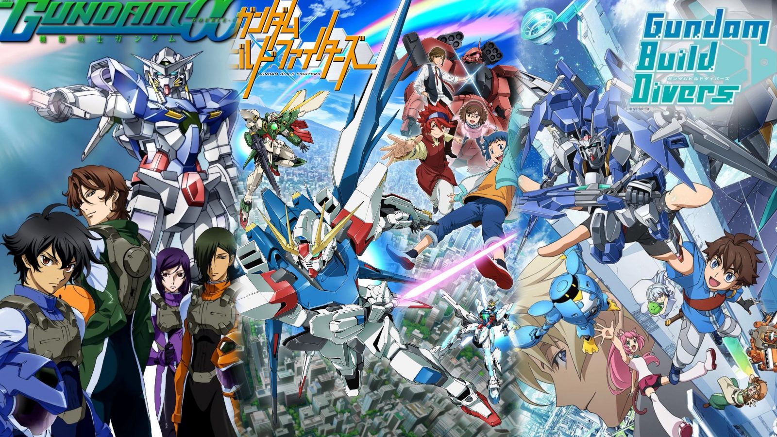 Mobile Suit Gundam 00 and Gundam Build Series Streaming for Free on ...