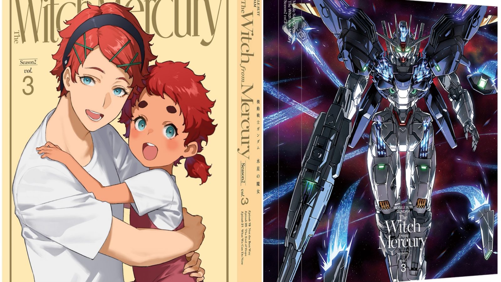 Gundam the Witch from Mercury Season 2 Vol 3 Blu-ray/DVD Releasing in November – Gundam News